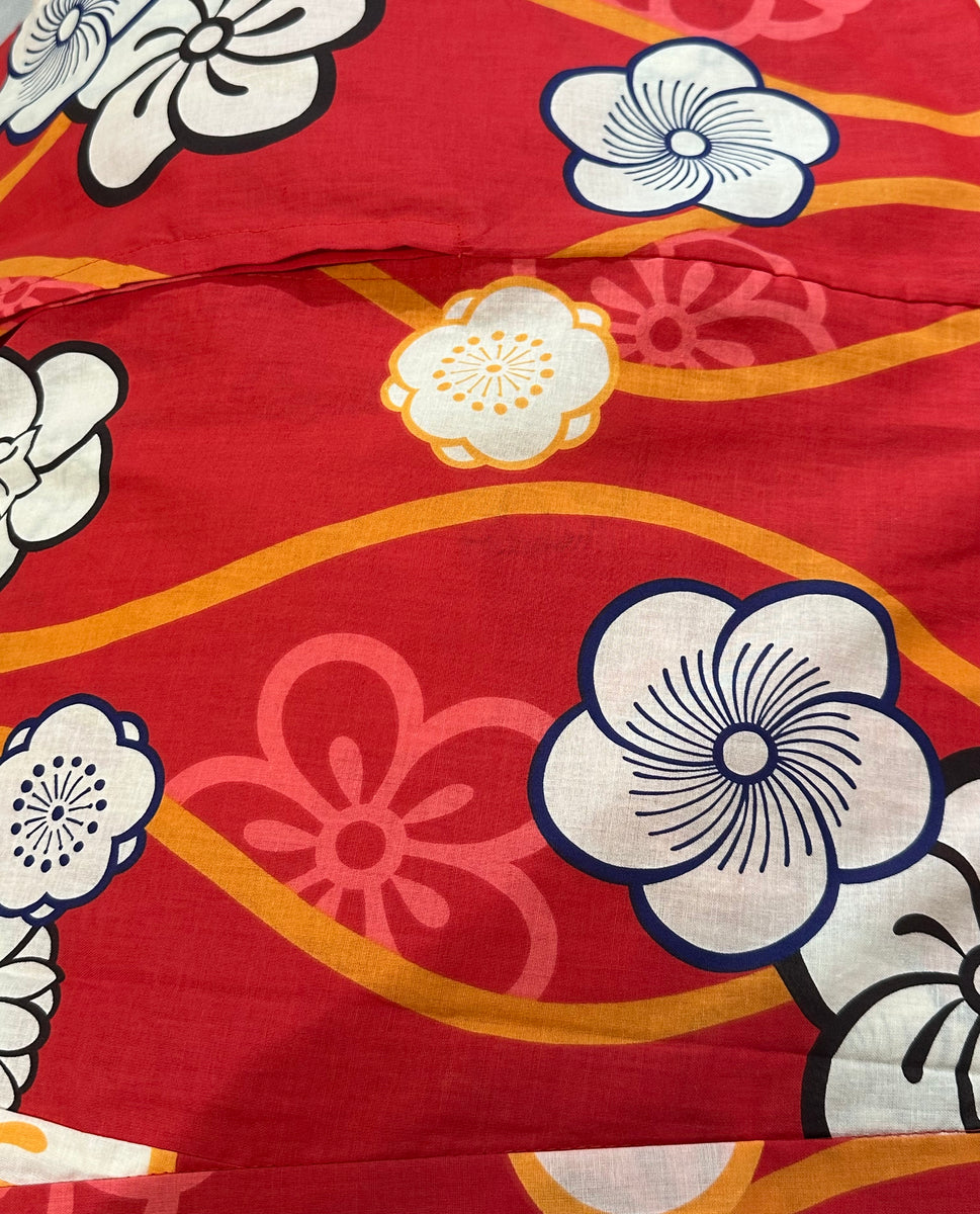 Traditional Women's Yukata - flower patterns – Kimono House NYC